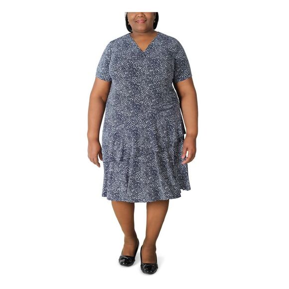 Signature by Robbie Bee | Dresses | Signature By Robbie Bee Womens Navy ...